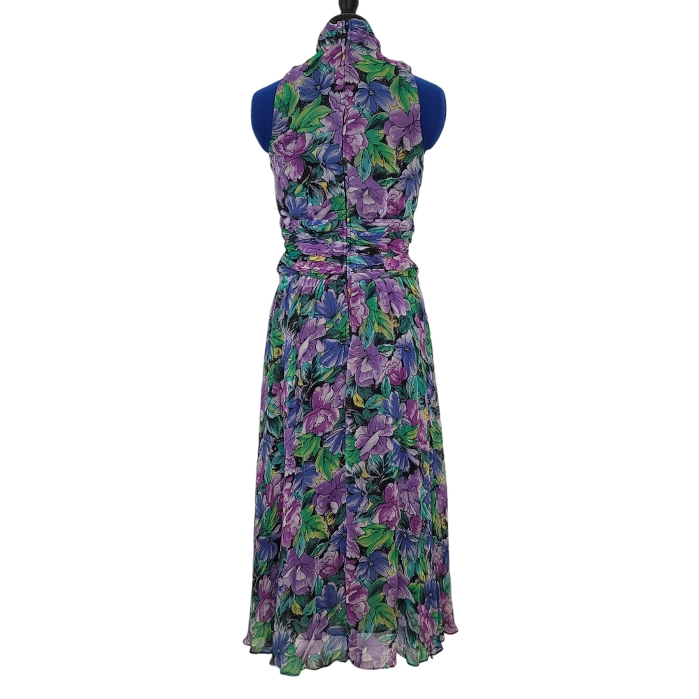 Jane Singer Vintage Floral Maxi Dress - Gem